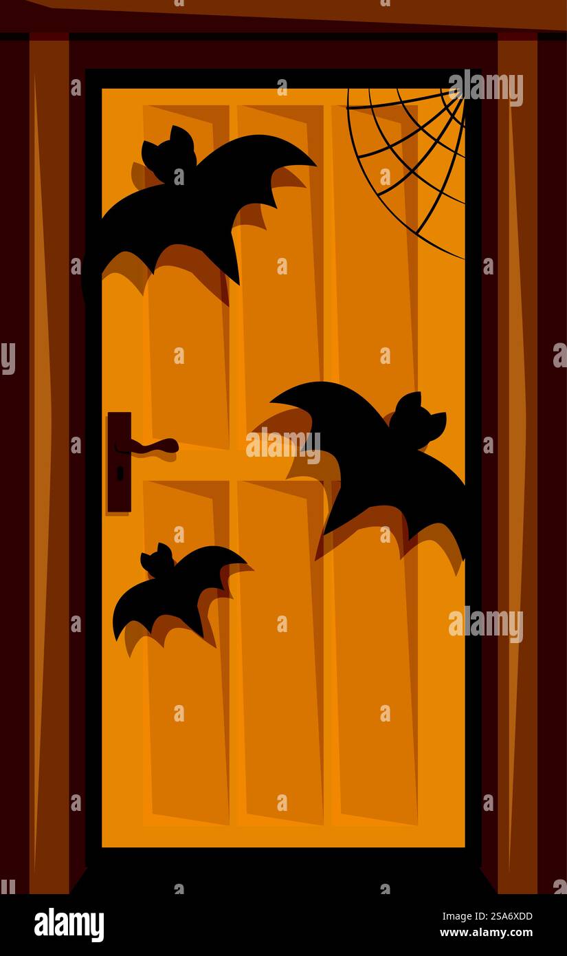 How to make spider web at home Stock Vector Images - Alamy