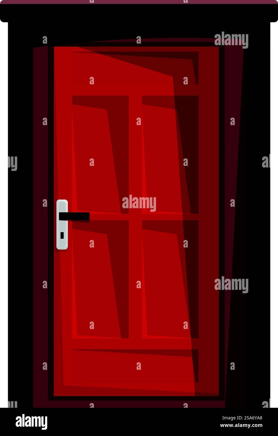 White wooden door front Cut Out Stock Images & Pictures - Alamy