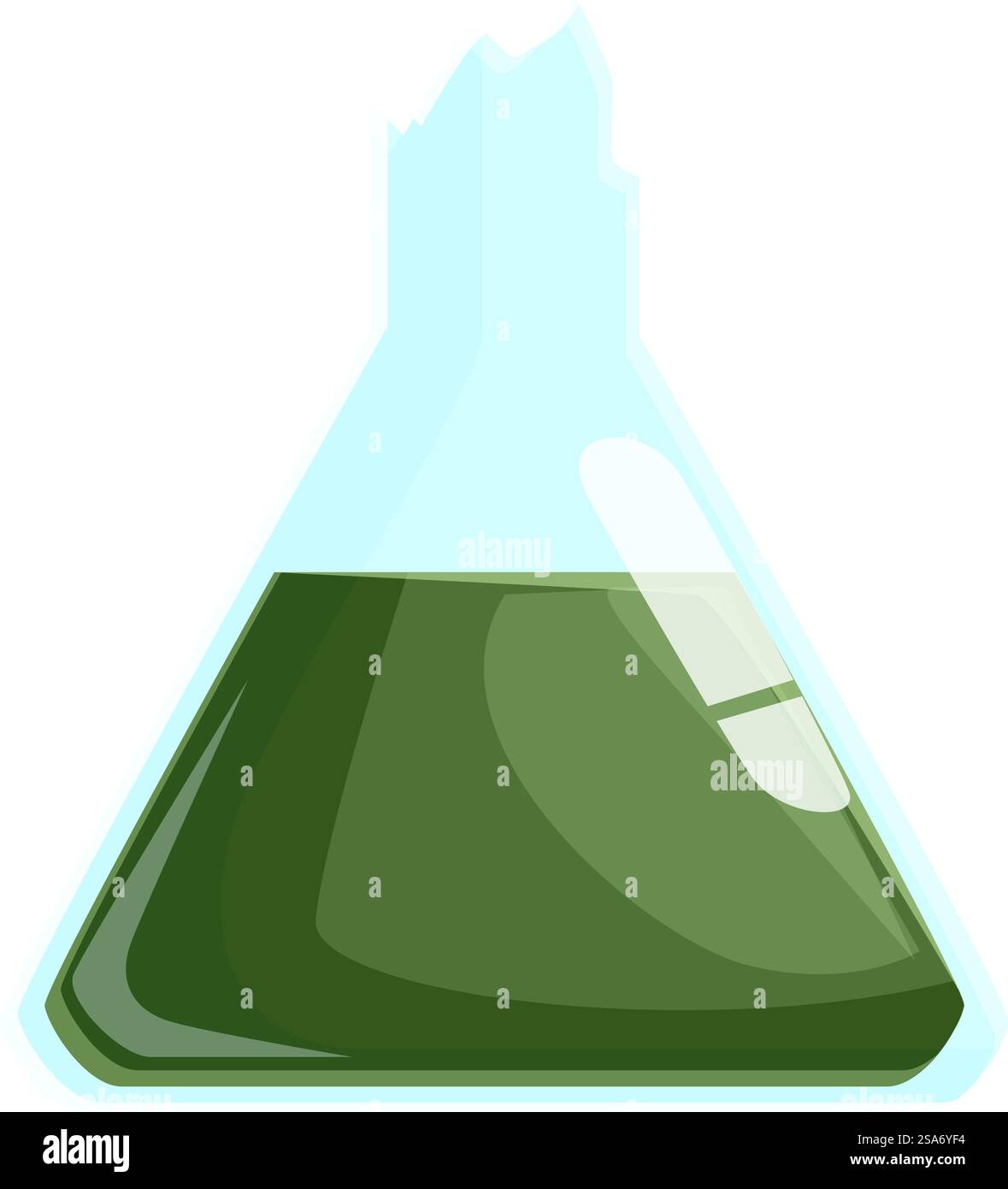 Chemical containing lab glassware Stock Vector Images - Alamy