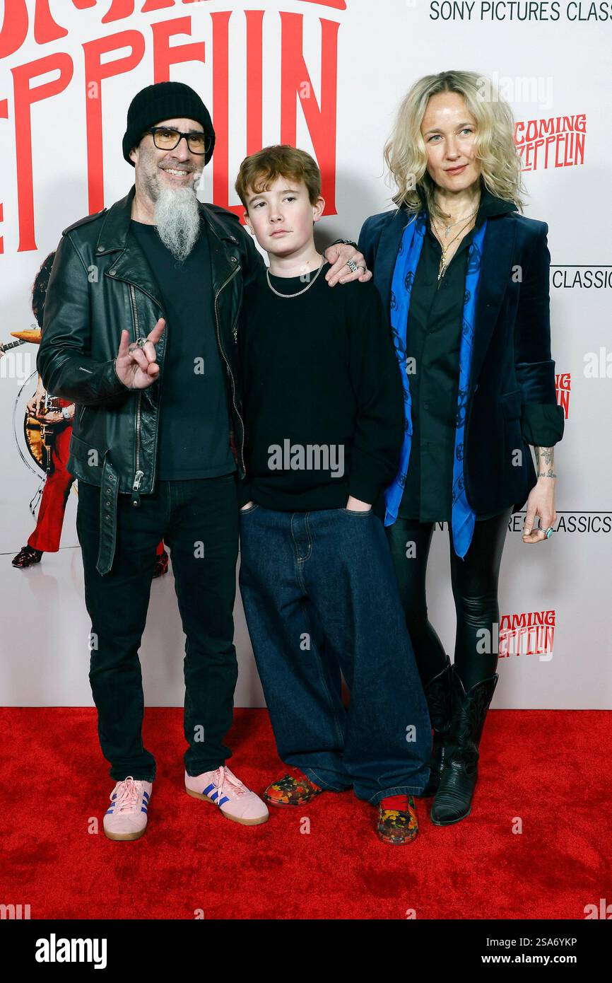 January 27, 2025, Los Angeles, California, USA: Scott Ian, Revel Young ...