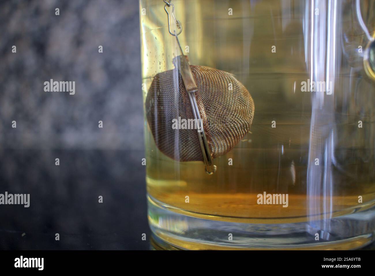 making a delicious tea at home after lunch Stock Photo - Alamy