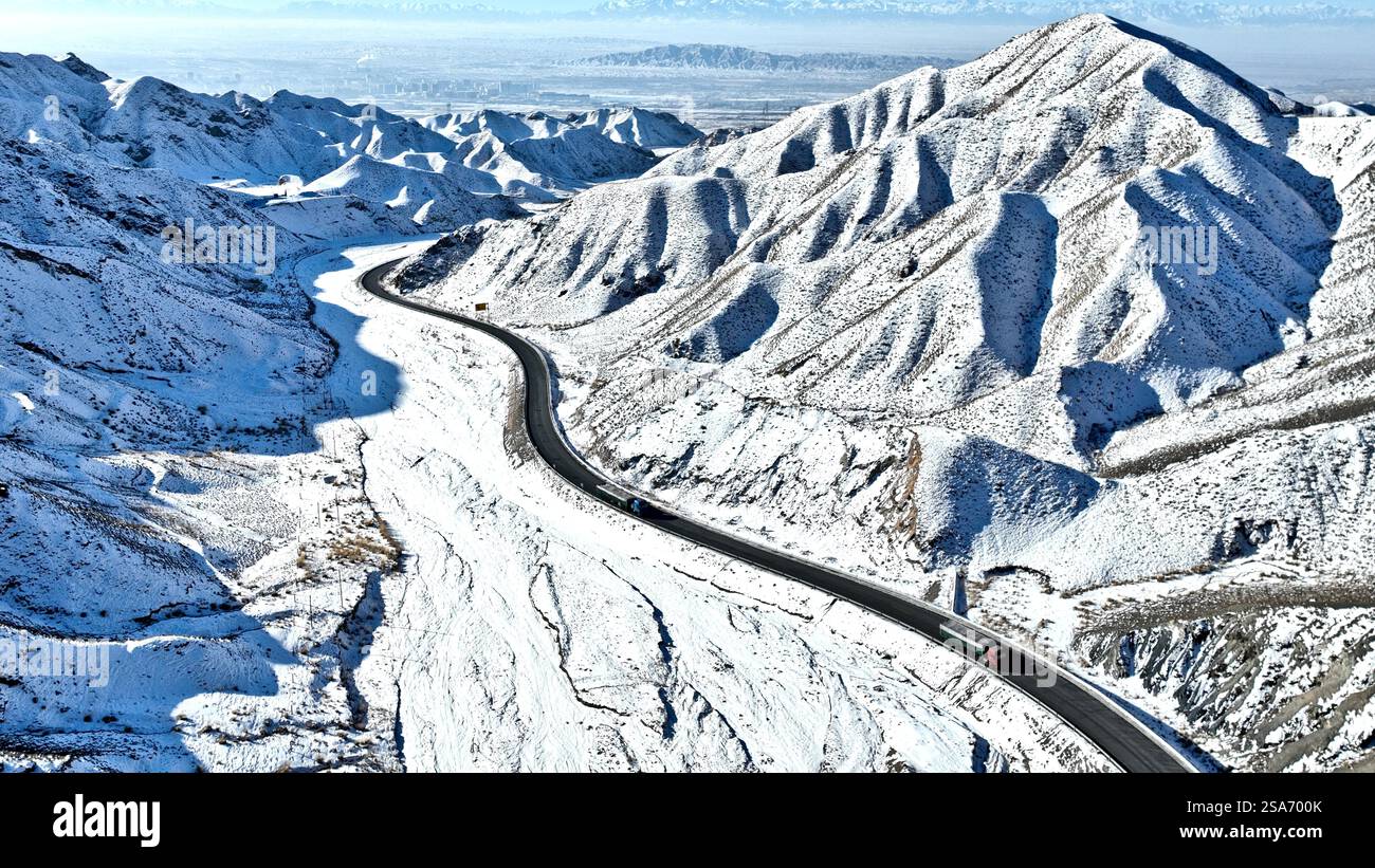 ZHANGYE, CHINA - JANUARY 28, 2025 - Photo taken on Jan 28, 2025 shows ...