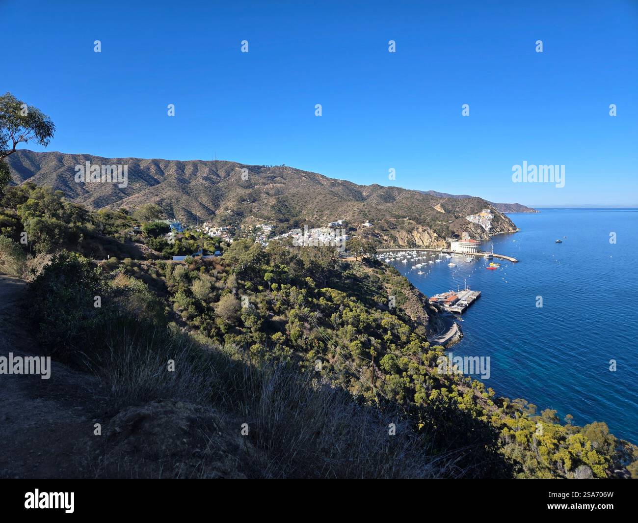 Aerial of Avalon Stock Photo - Alamy