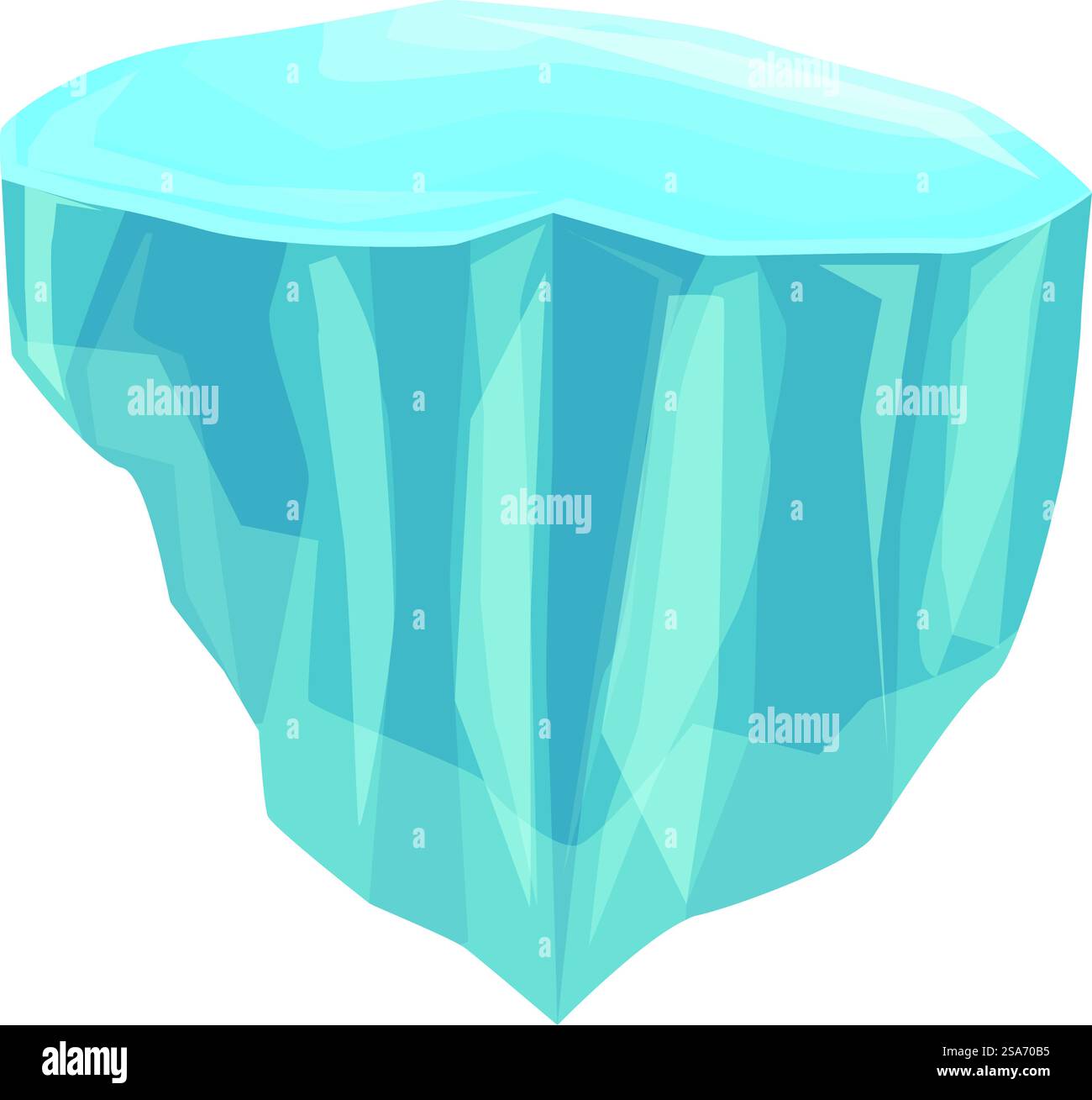 Giant blue iceberg floating on the water. Giant blue iceberg floating ...