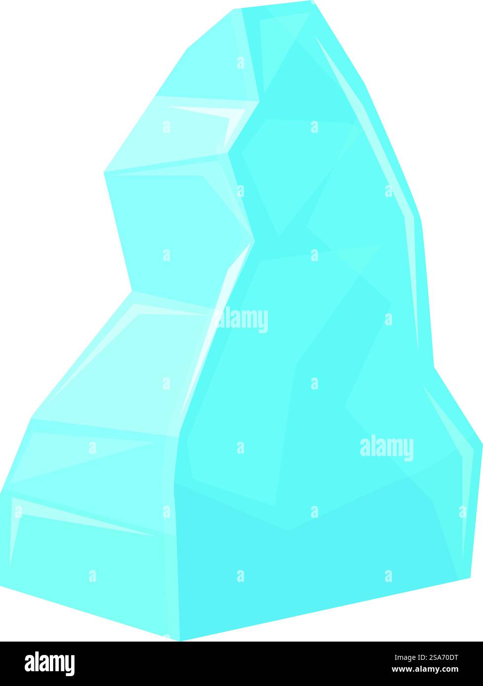 Huge block ice floating Stock Vector Images - Alamy