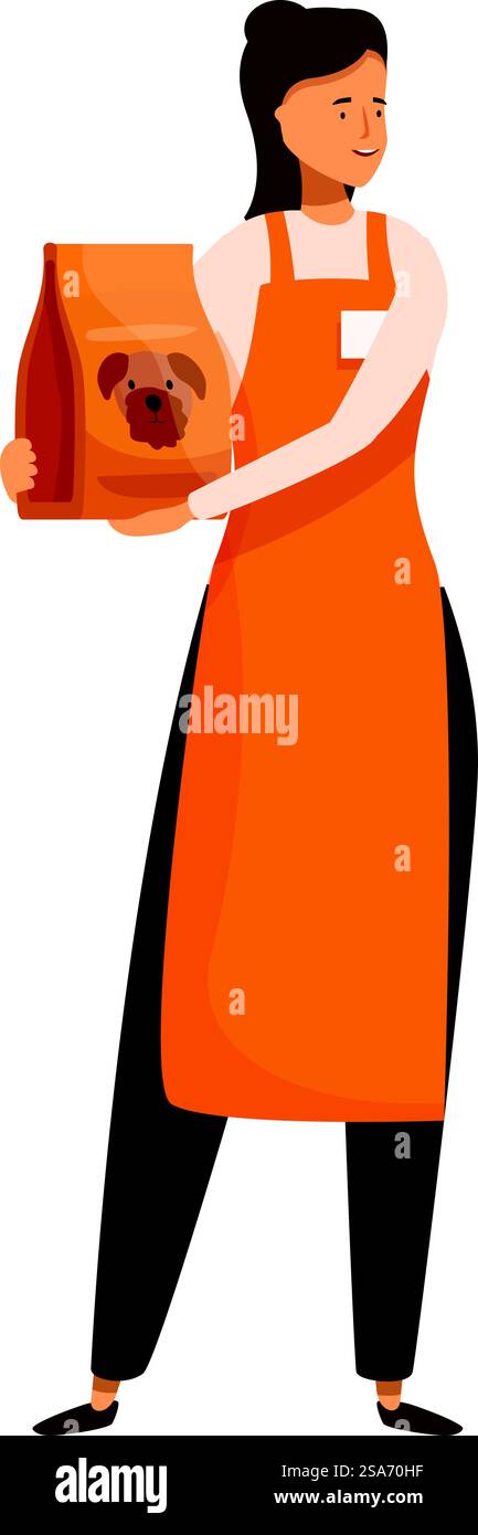 Woman small retail shop Cut Out Stock Images & Pictures - Alamy