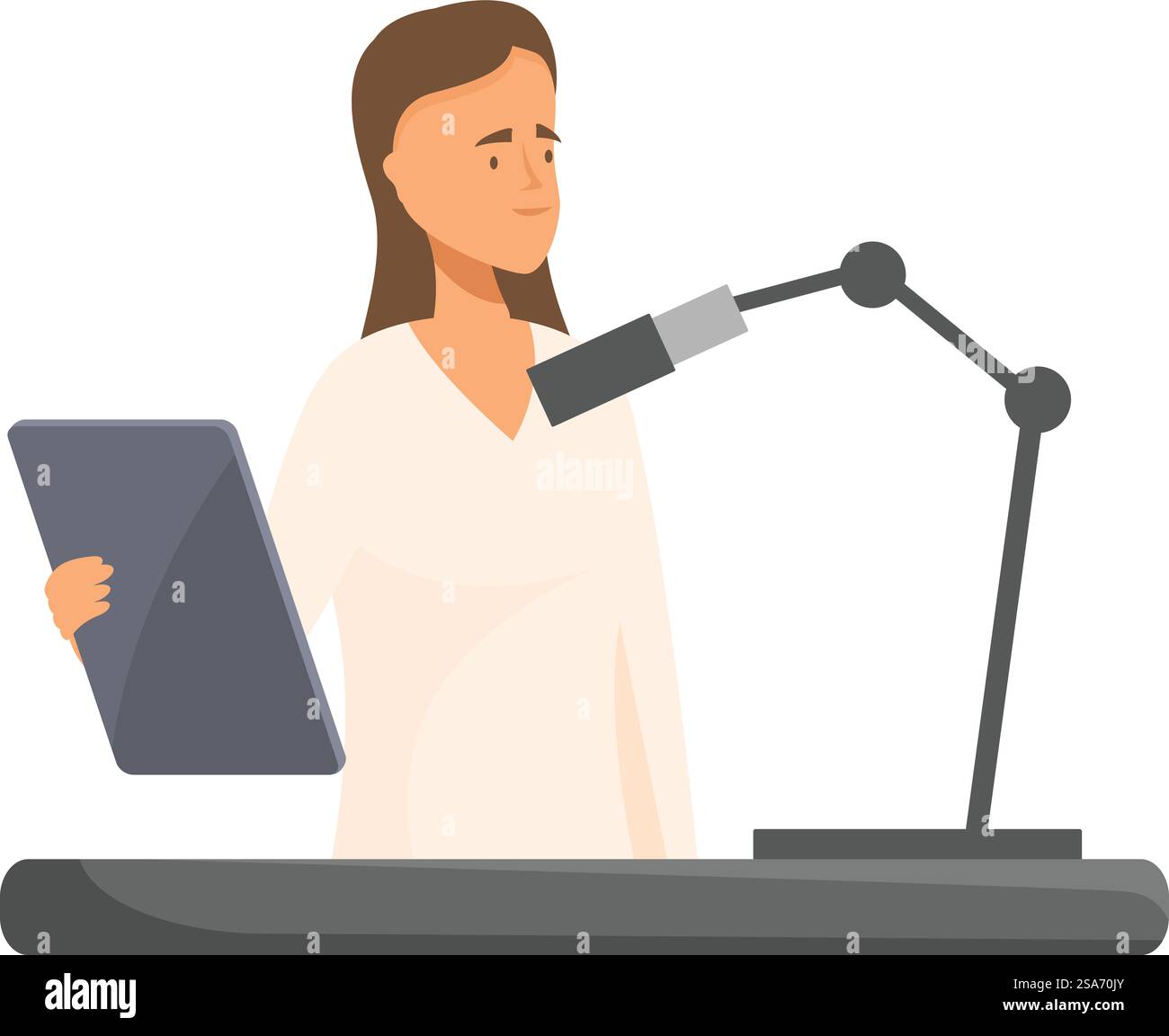 Digital radio personality Stock Vector Images - Alamy