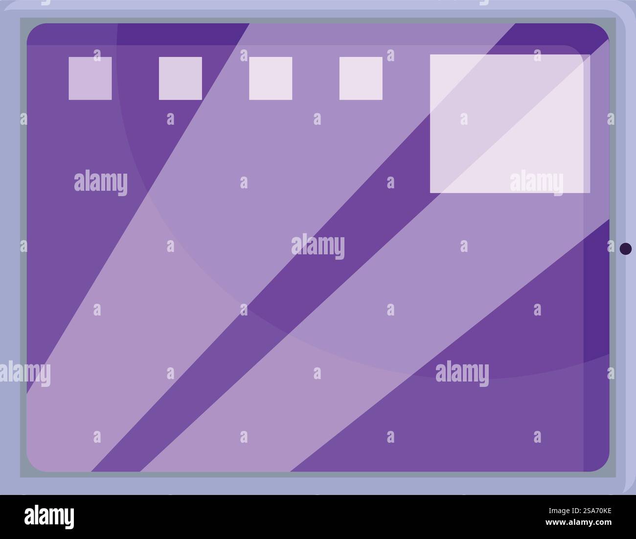 Modern digital tablet displaying working process with graphs and charts ...
