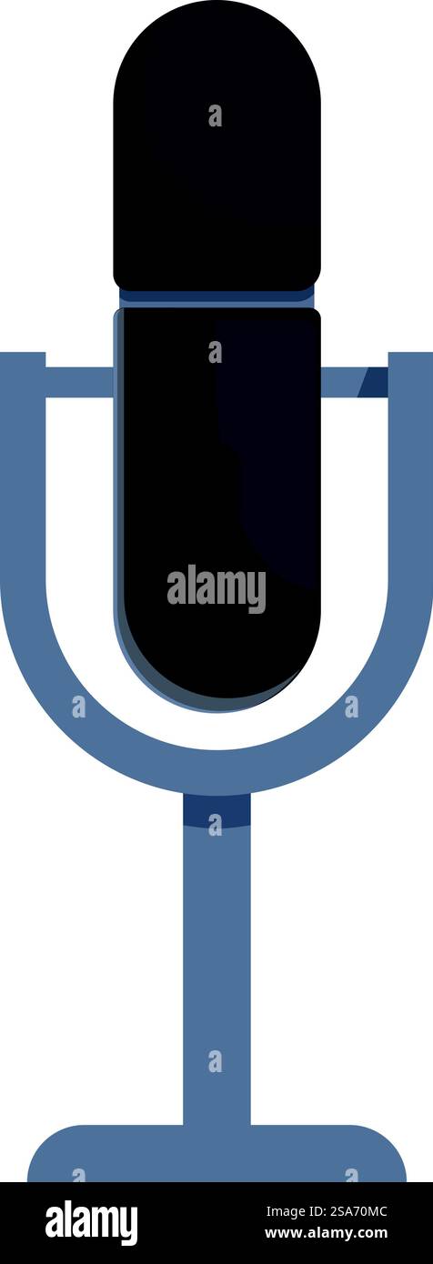 Classic microphone is ready for a podcast hi-res stock photography and ...