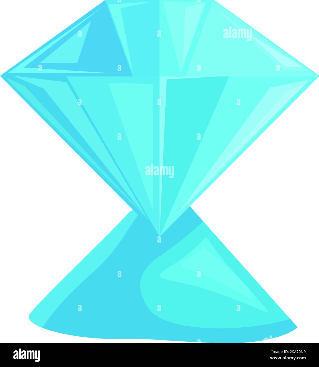 Diamond white background pile Stock Vector Images - Alamy