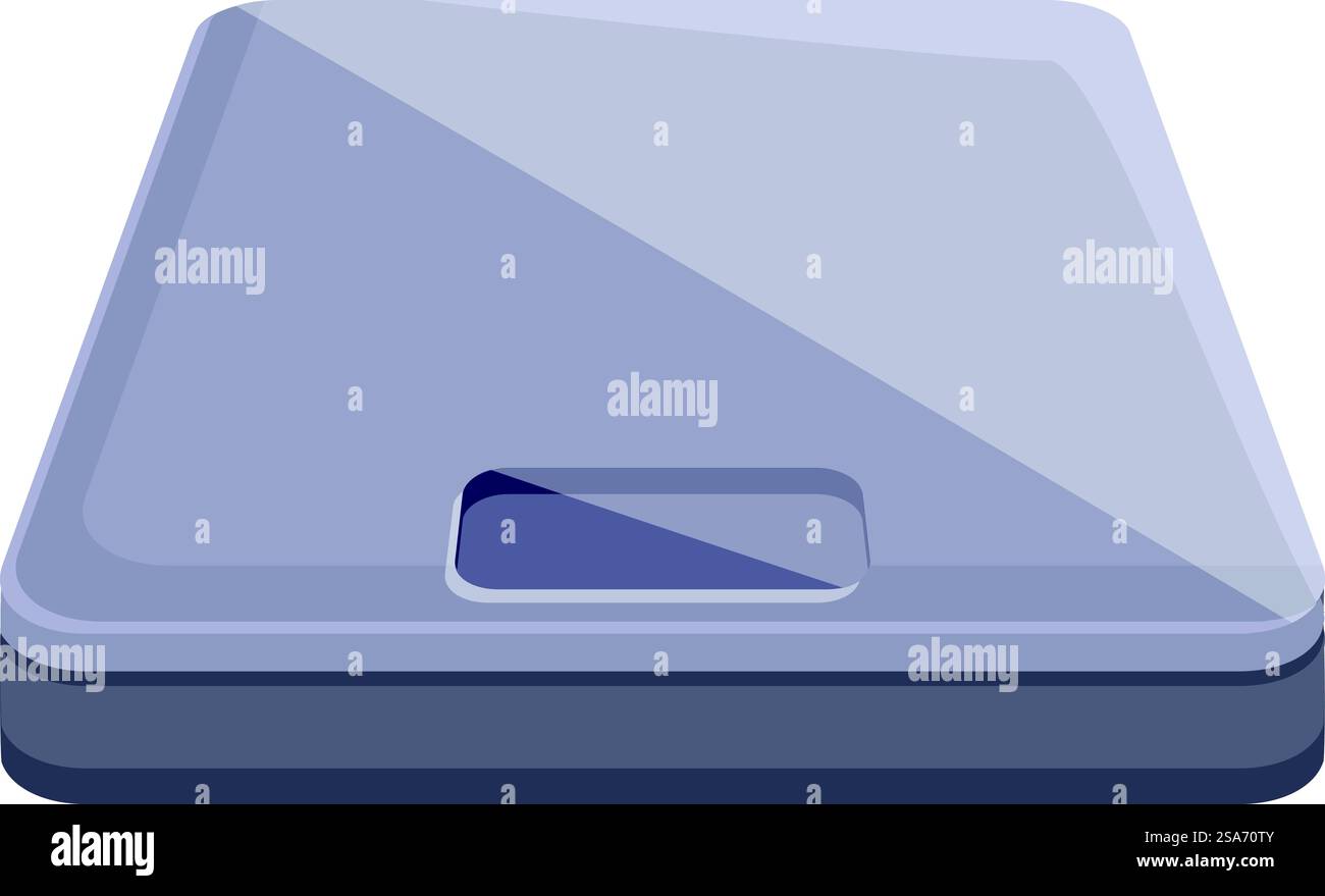 Electronic kitchen scale with an empty digital display, ready for ...
