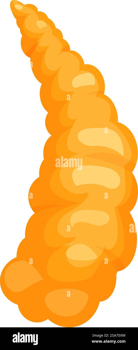 Human appendix organ representing the digestive system anatomy, showing ...