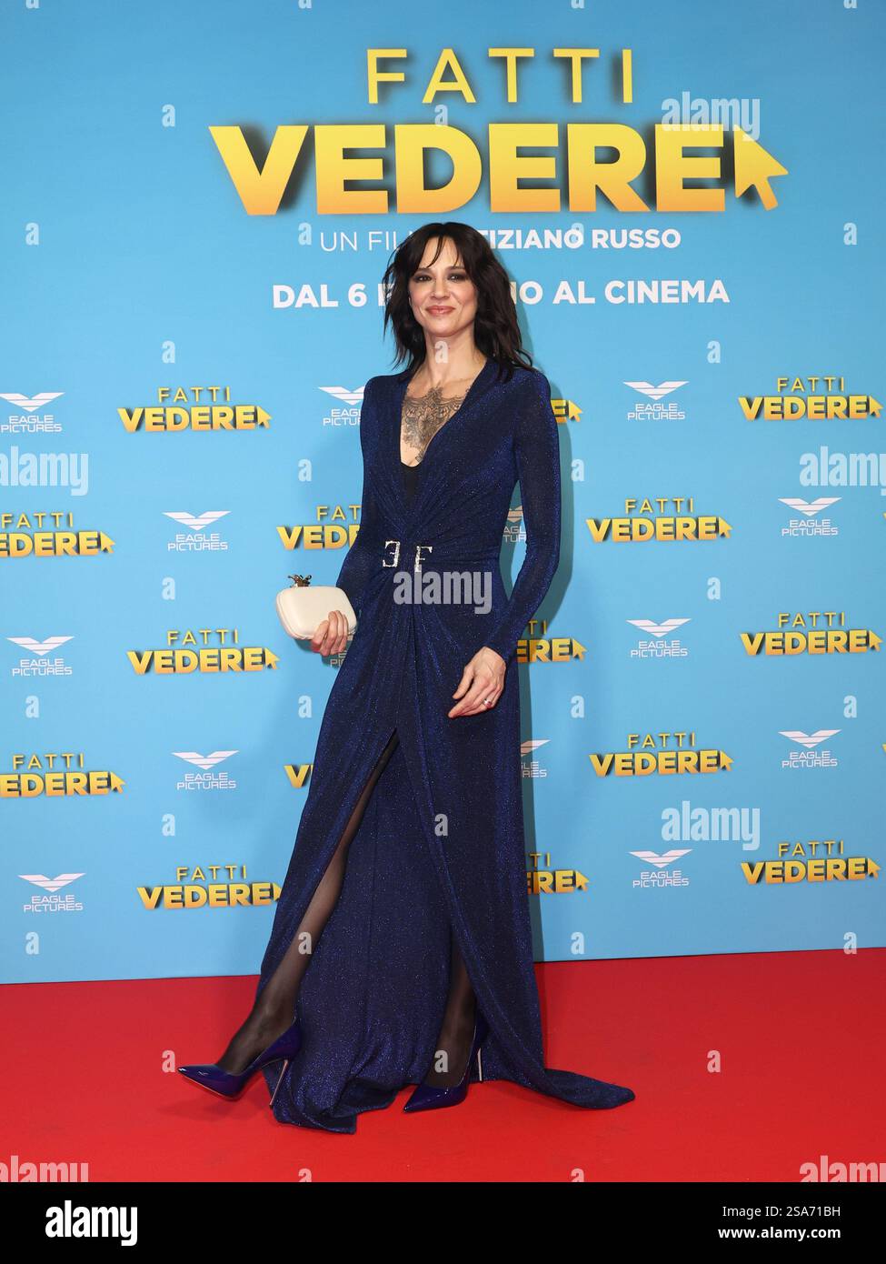 Rome, Adriano cinema, premiere of the film "Fatti vedere". In the photo ...