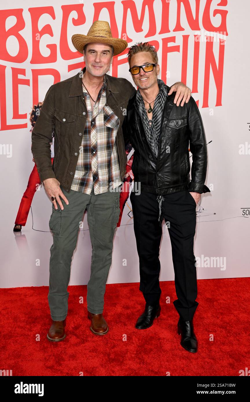 LOS ANGELES, USA. January 27, 2025: Robert DeLeo & Jeff Gutt at the ...