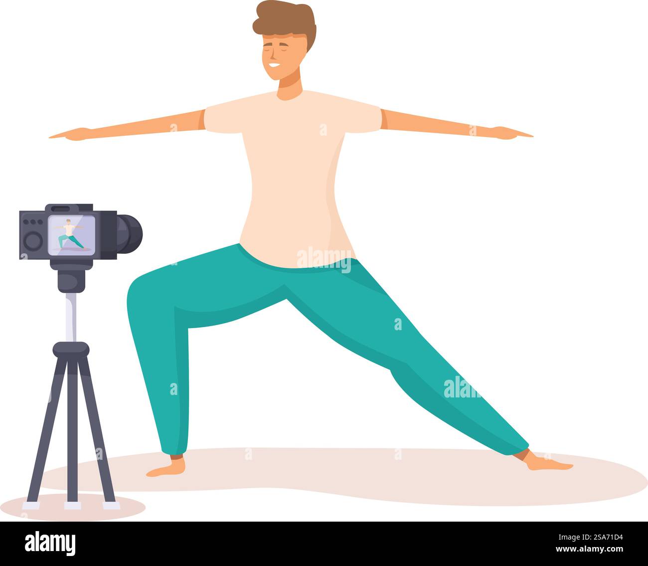 Pilates students Stock Vector Images - Alamy