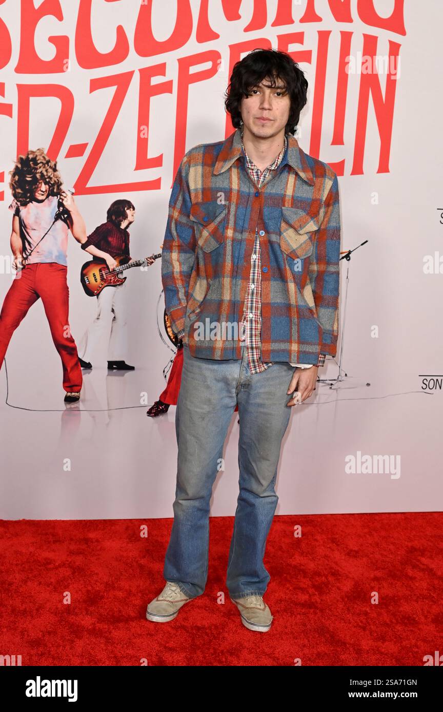 LOS ANGELES, USA. January 27, 2025: Tim Franco at the premiere for ...