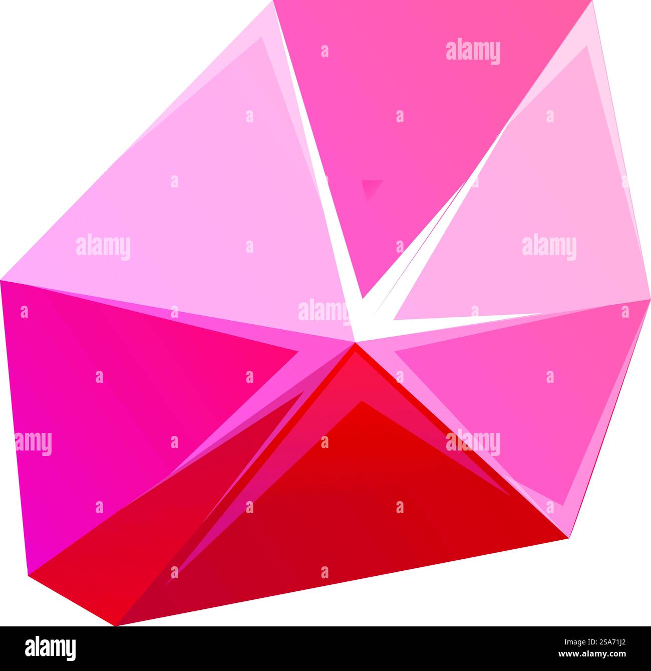 Quartz crystal cut out Stock Vector Images - Alamy