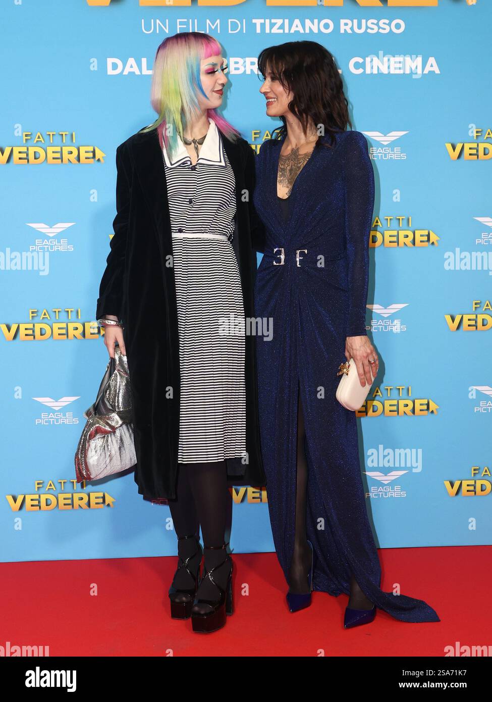 Rome, Italy. 28th Jan, 2025. Rome, Adriano cinema, premiere of the film ...