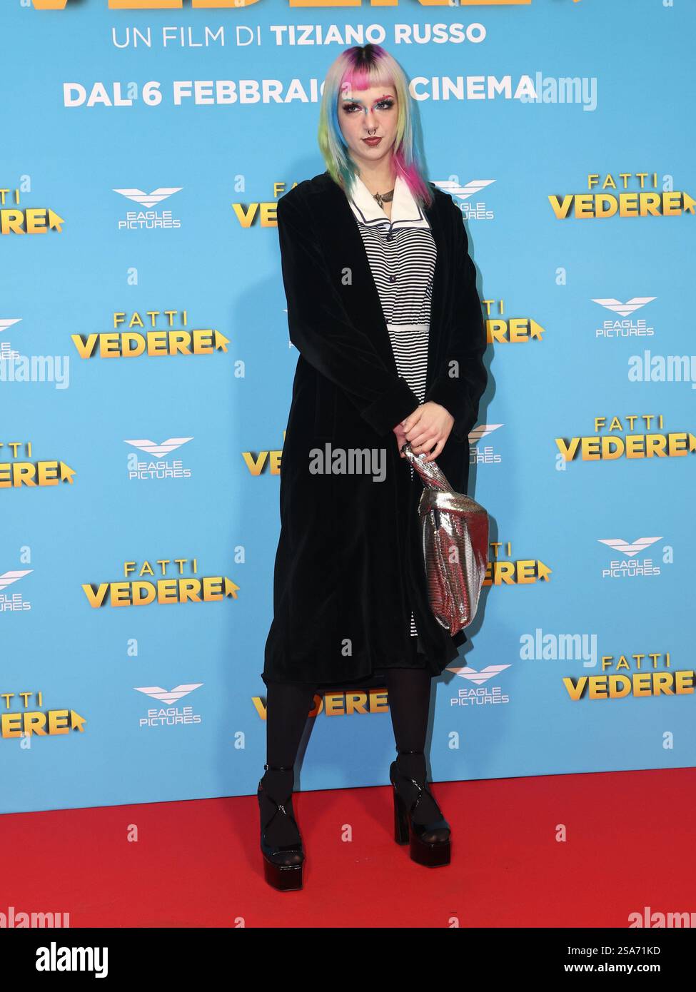 Rome, Italy. 28th Jan, 2025. Rome, Adriano cinema, premiere of the film ...