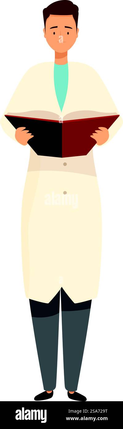 Study full length male Stock Vector Images - Alamy