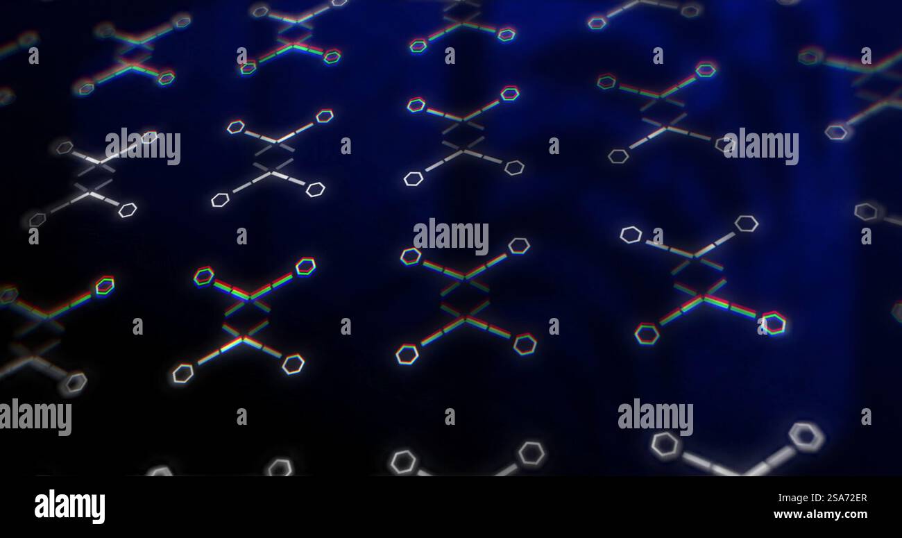 Animation shapes over moving black hi-res stock photography and images ...