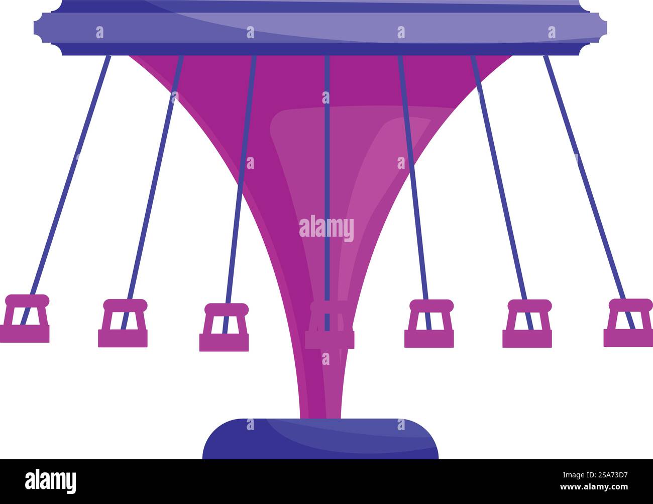 Colorful swing ride standing still hi-res stock photography and images ...