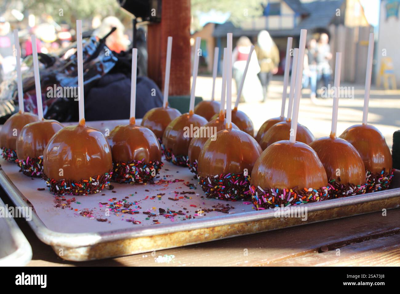 Candy Apples at the Arizona Renaissance Festival Stock Photo - Alamy