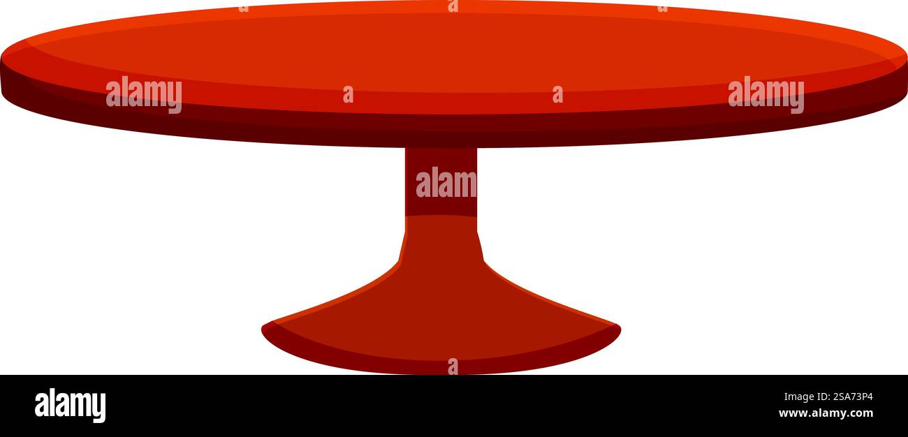 Round wooden table standing on one leg is perfect for putting something ...