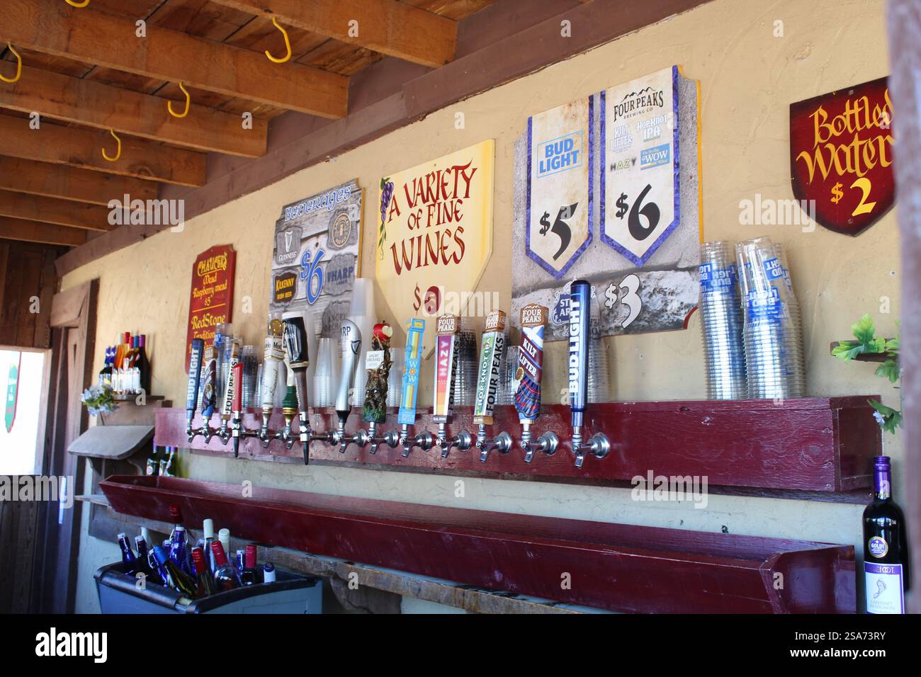 A bar at the Arizona Renaissance Festival Stock Photo - Alamy