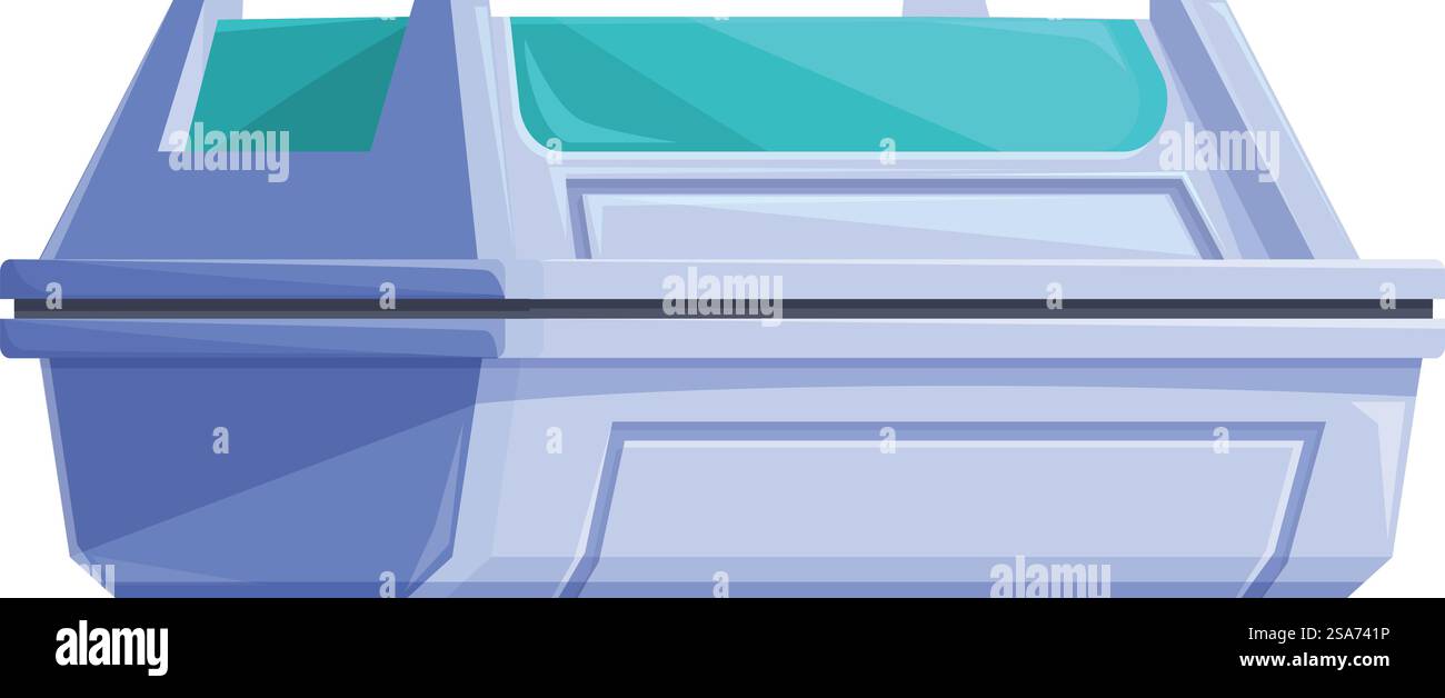 Futuristic cryogenic chamber preserving human body for future hi-res stock photography and ...