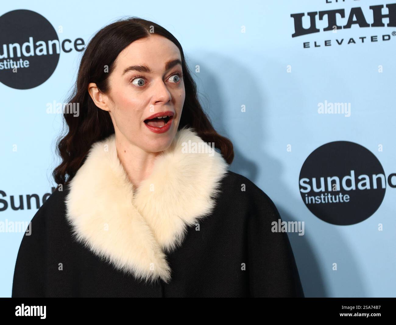 Park City, USA. 25th Jan, 2025. Hailey Gates arriving to the “Atropia ...