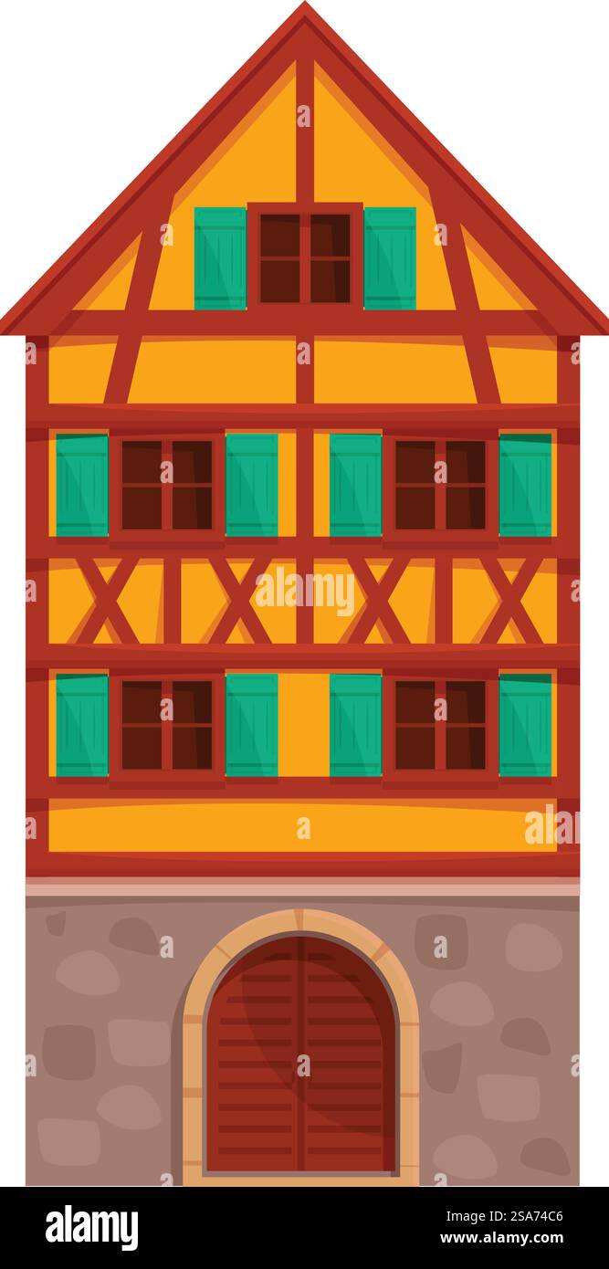 Detail medieval building Cut Out Stock Images & Pictures - Alamy