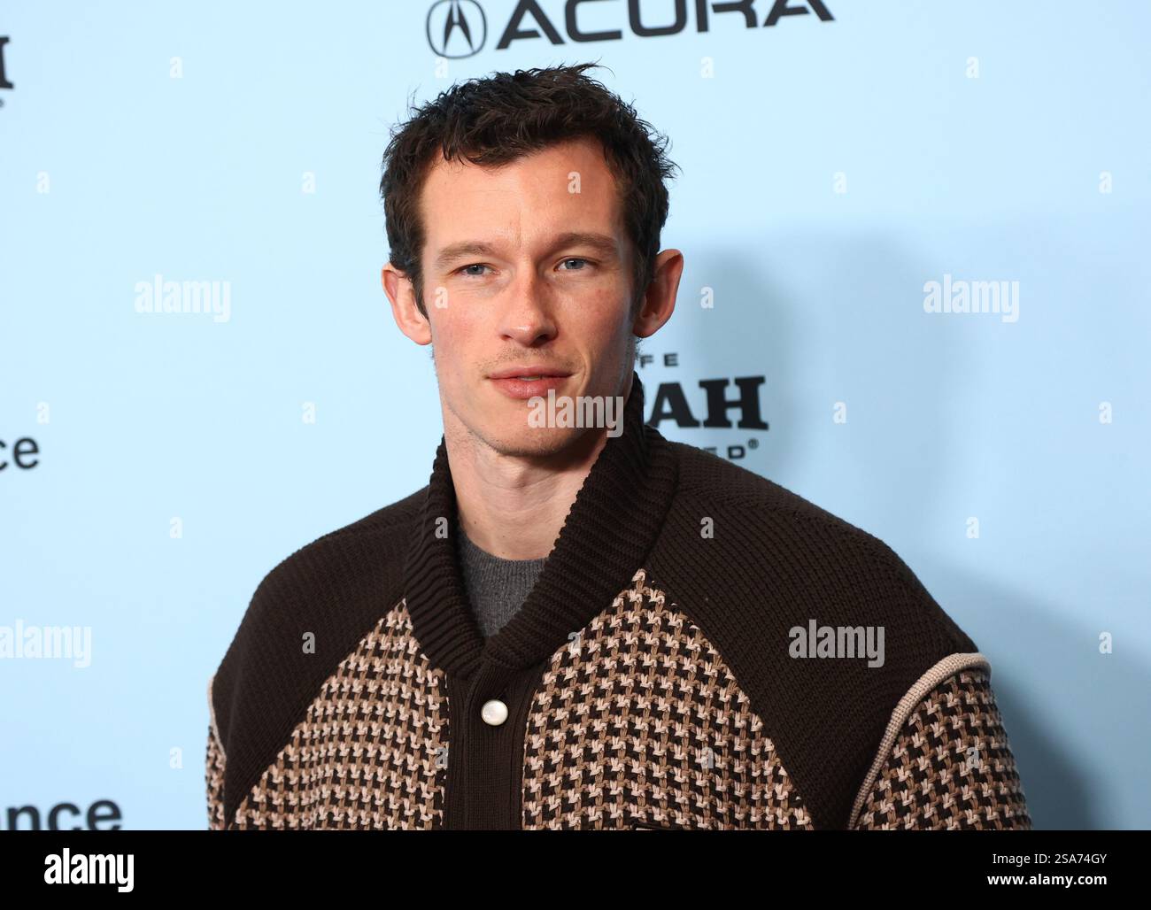 Park City, USA. 25th Jan, 2025. Callum Turner arriving to the “Atropia ...