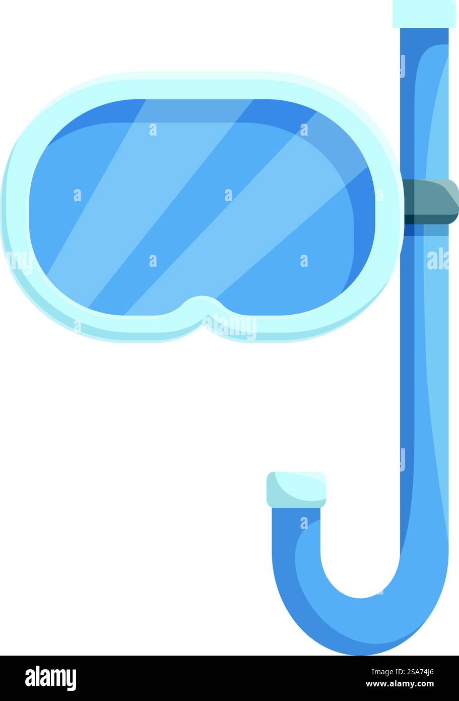 Diving mask with snorkel allowing you to stay underwater longer and ...