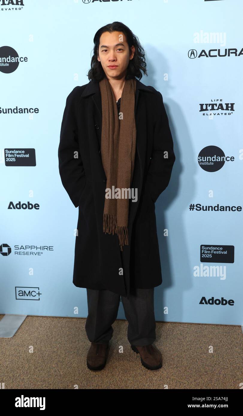 Park City, USA. 25th Jan, 2025. Eric Yue arriving to the “Atropia ...