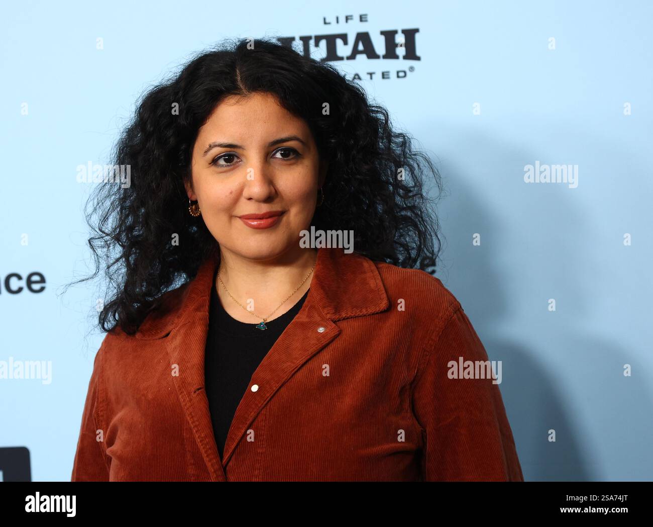 Park City, USA. 25th Jan, 2025. Zahra Alzubaidi arriving to the ...
