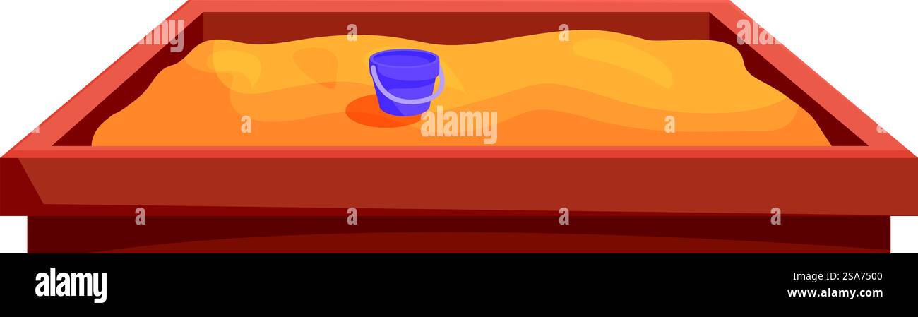 Empty playground on sand Stock Vector Images - Alamy