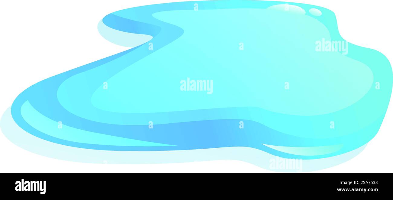 Reflection on wet ground Stock Vector Images - Alamy