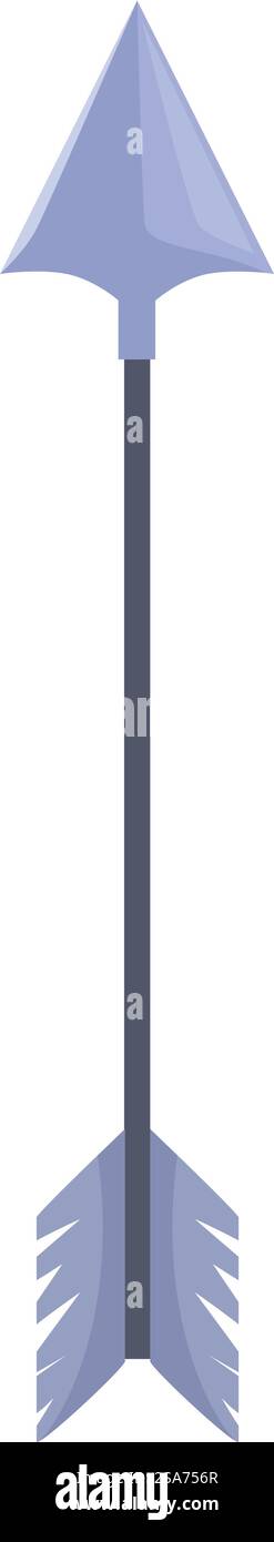 Sharp metal arrow pointing up, a weapon illustration. Sharp metal arrow ...