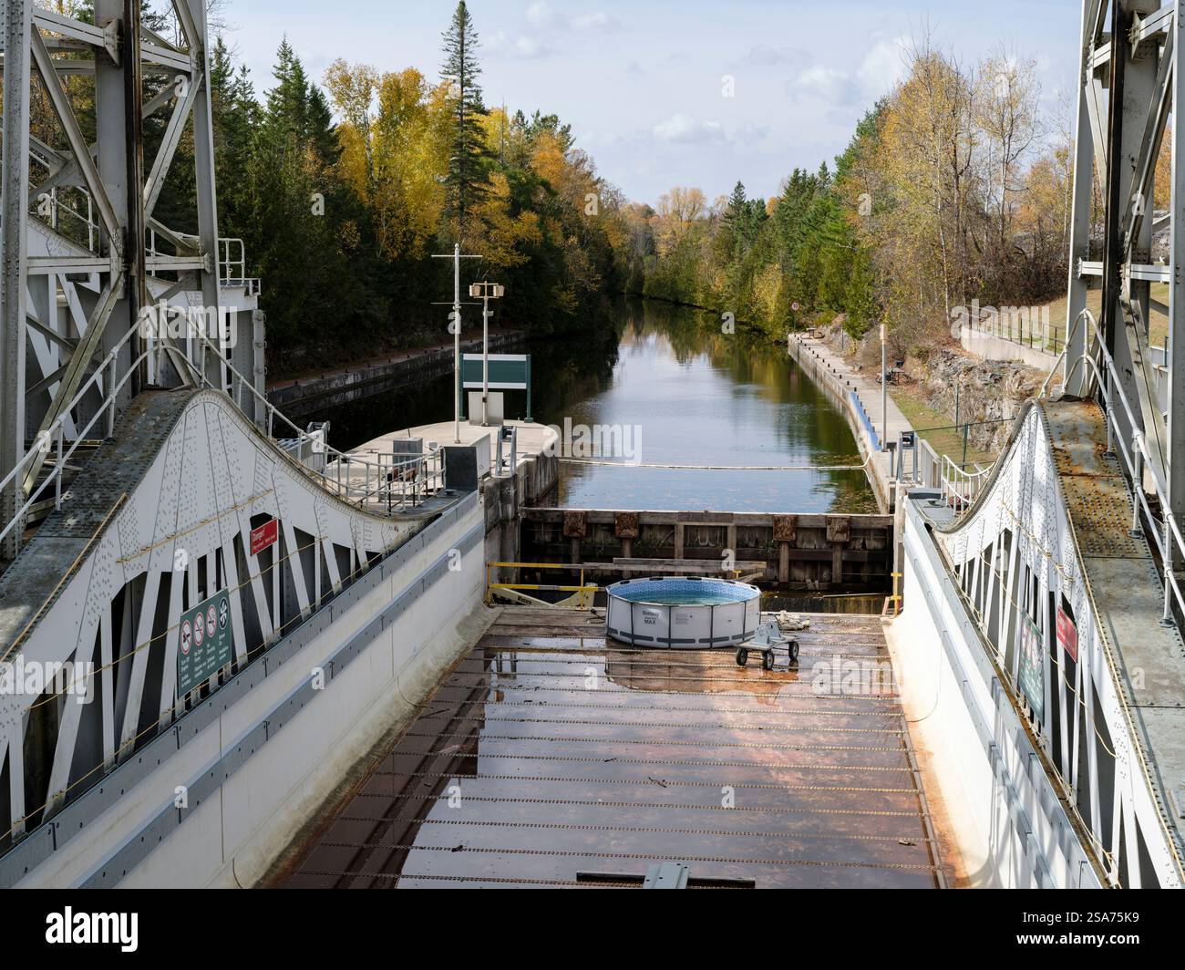 Kirkfield Liftlock, City of Kawartha Lakes, Ontario Stock Photo - Alamy