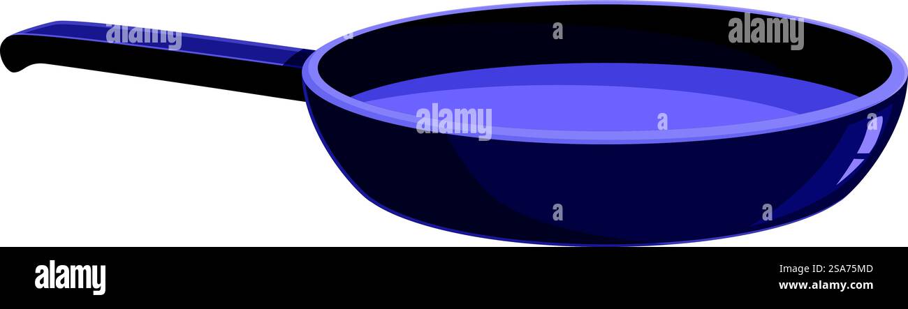 Non stick coating frying pan Stock Vector Images - Alamy