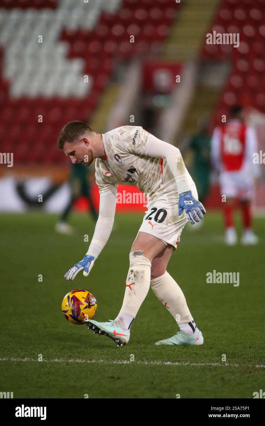 Dillon Phillips of Rotherham United during the EFL League One match ...