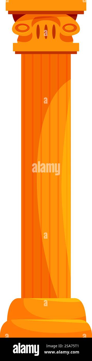 Majestic golden column standing tall, showcasing the grandeur and ...