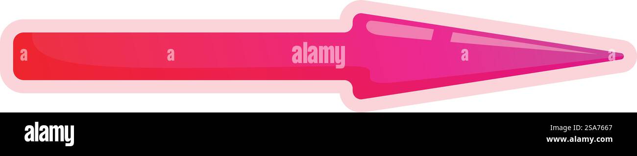 Cartoon pink arrow is pointing to the right. Pink arrow pointing right ...