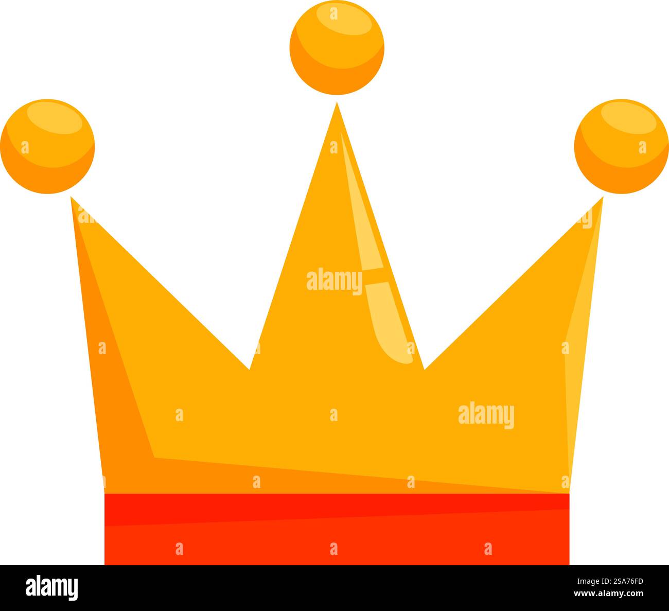 Golden crown with red velvet holding precious stones, symbolizing ...