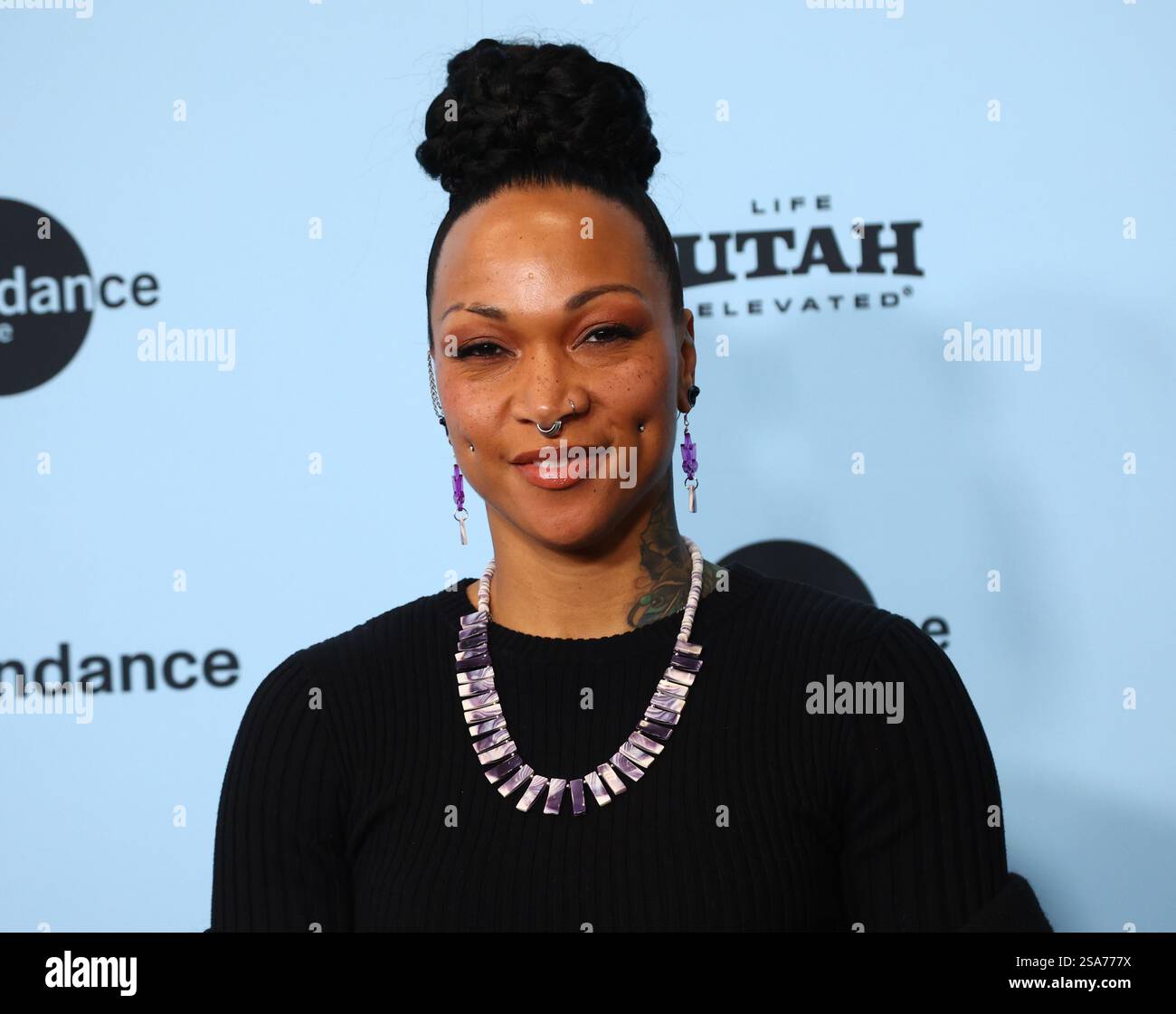 Park City, USA. 26th Jan, 2025. Kali Reis arriving to the “Rebuilding ...