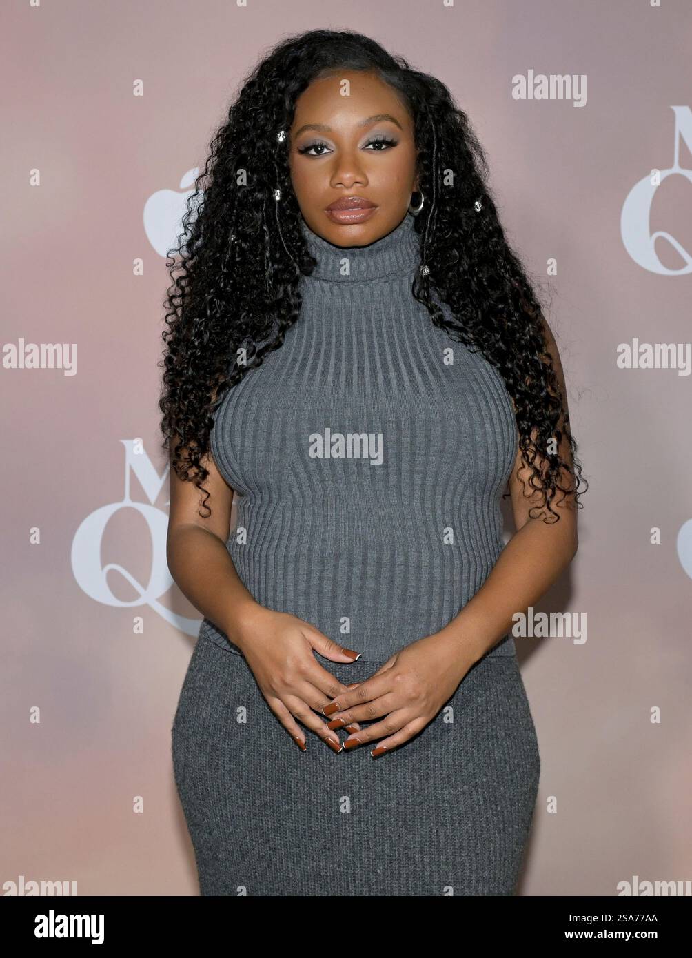 January 28, 2025, West Hollywood, California, USA: Imani Hakim attends the ''Mythic Quest ...