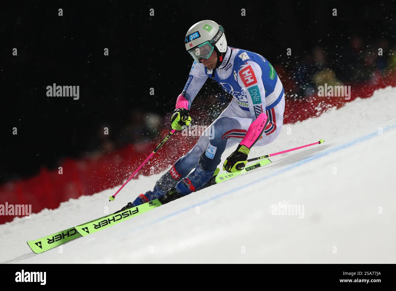 SCHLADMING, AUSTRIA - JANUARY 28: Eirik Hystad Solberg of Norway during ...