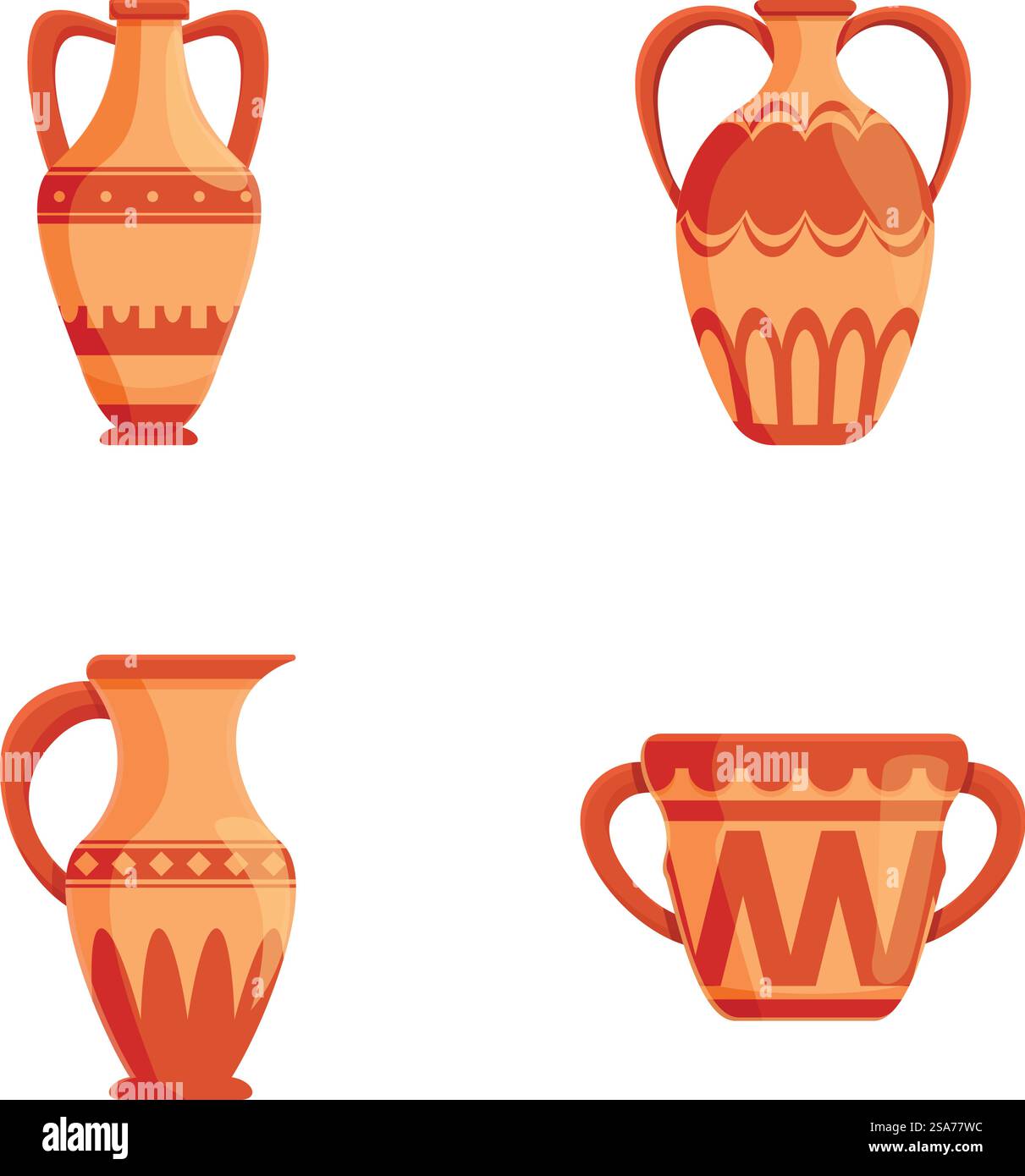 Greek ceramic artifact Cut Out Stock Images & Pictures - Alamy