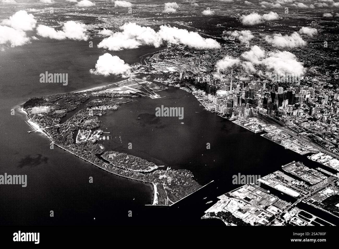 City of Toronto from the air Stock Photo - Alamy